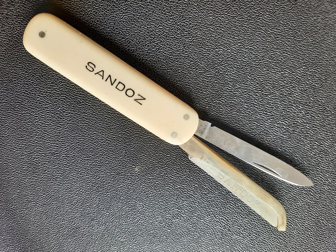 Vintage Folding Pocket Knife E.BONSMANN ROSTFREI SANDOZ - Etsy