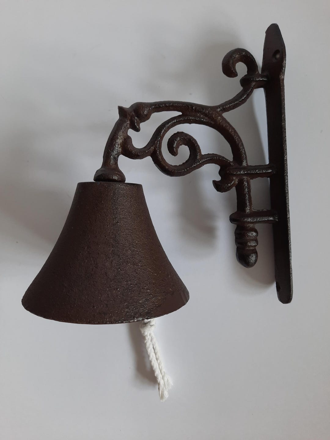 Wall-mounted Metal Bell on a Bracket - Etsy