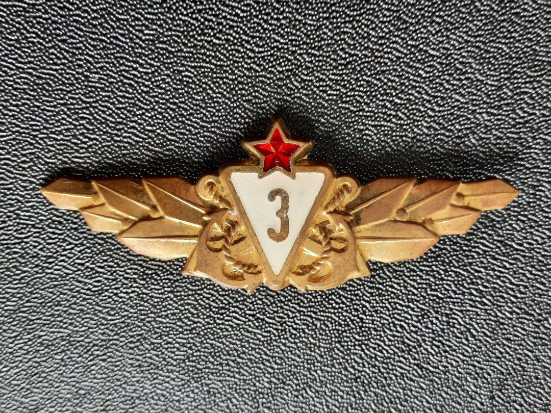 Socialist Bulgaria - Officer Class Badge - 3 Categories - Etsy