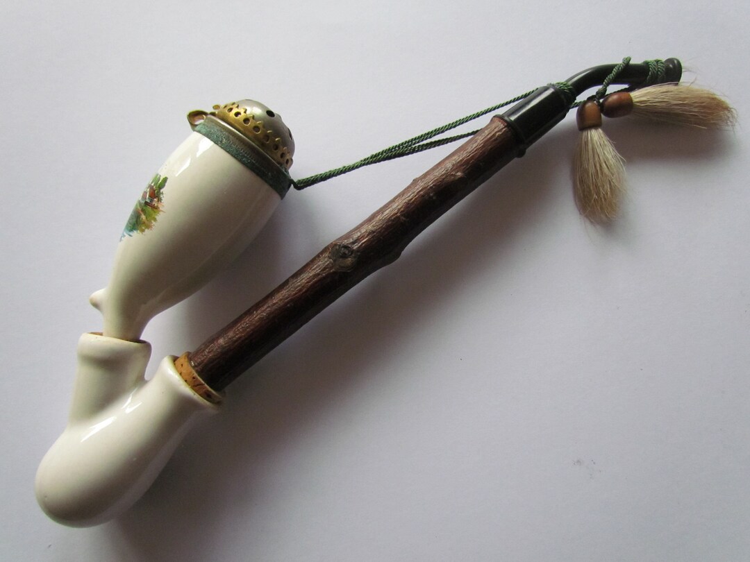 Vintage Alpine-tyrol Smoking Pipe L-25 Cm - Etsy