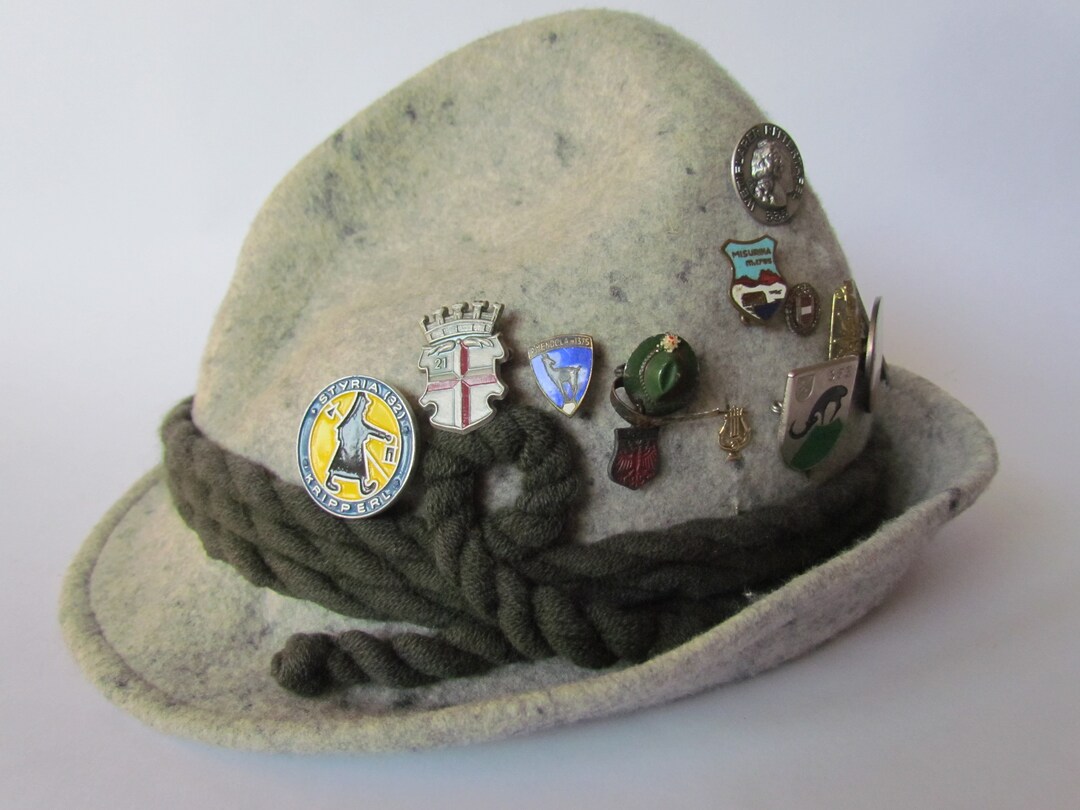 Vintage Austrian Tyrolean Classic Hunting Hat, Size 59/60 - Etsy
