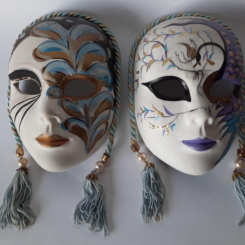 Ceramic Wall Mask - Etsy
