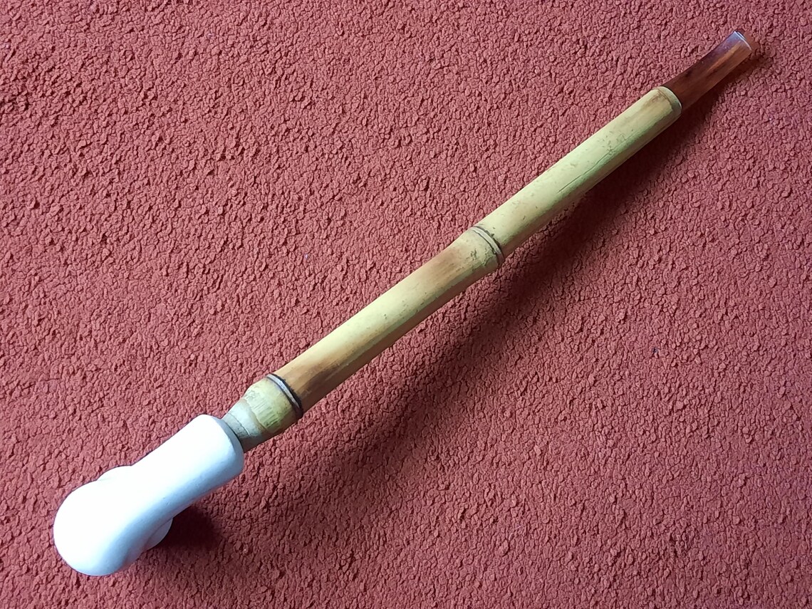 Antique Austrian Meerschaum Smoking Pipe - 40cm - Etsy