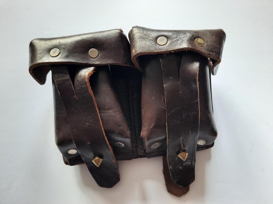 Ussr-russian Leather Magazine Pouch - Etsy