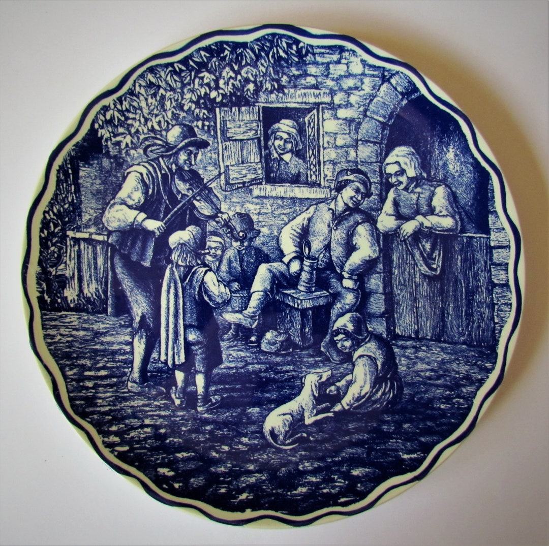 Antique Porcelain Decorative Plate Delft Holland 29 Cm. - Etsy