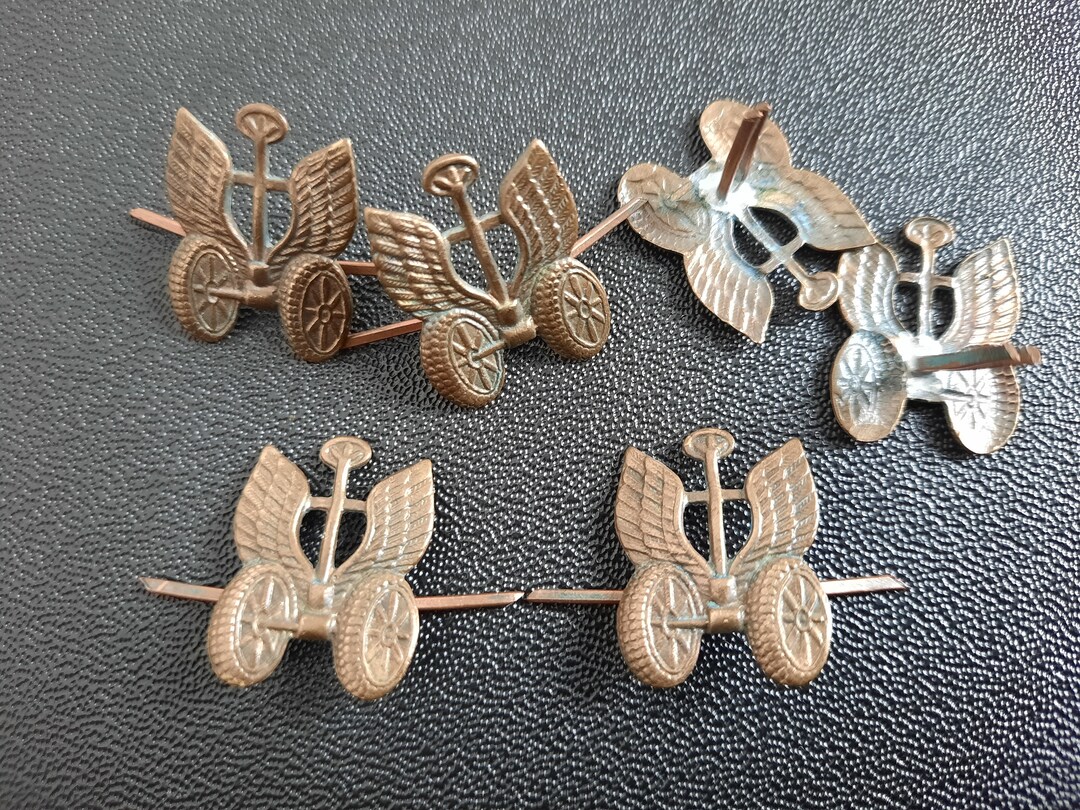 USSR - Set of 2 Emblems of the Red Army - Automotive Troops - Etsy