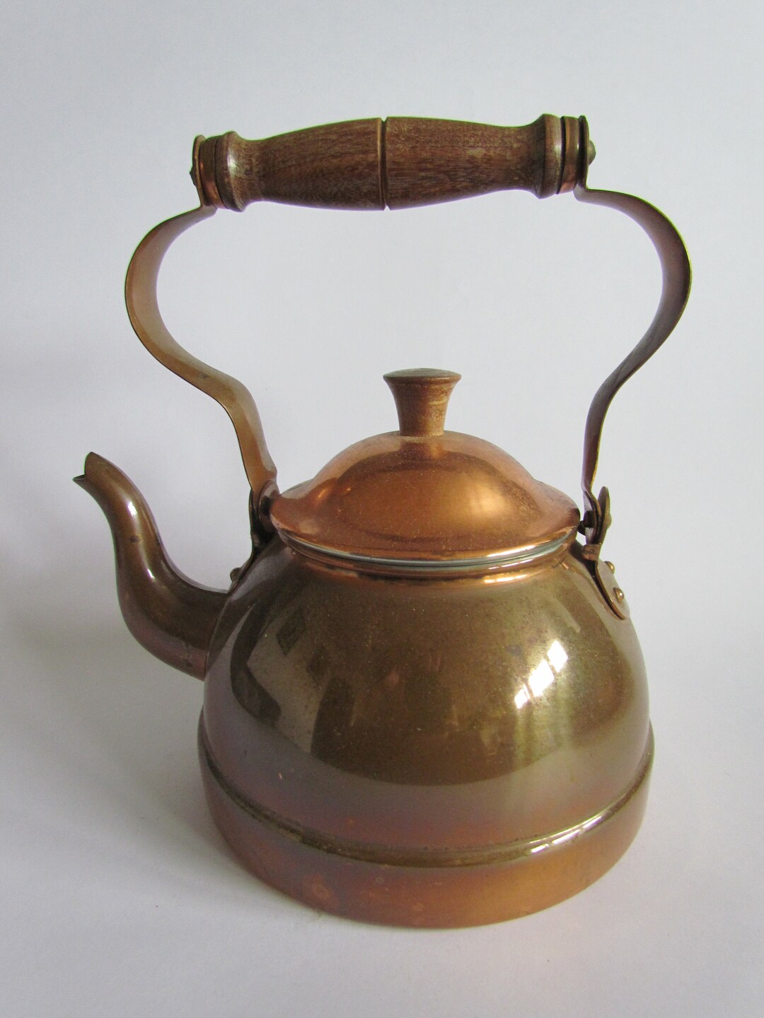 Vintage Copper Teapot 1 Liter - Etsy