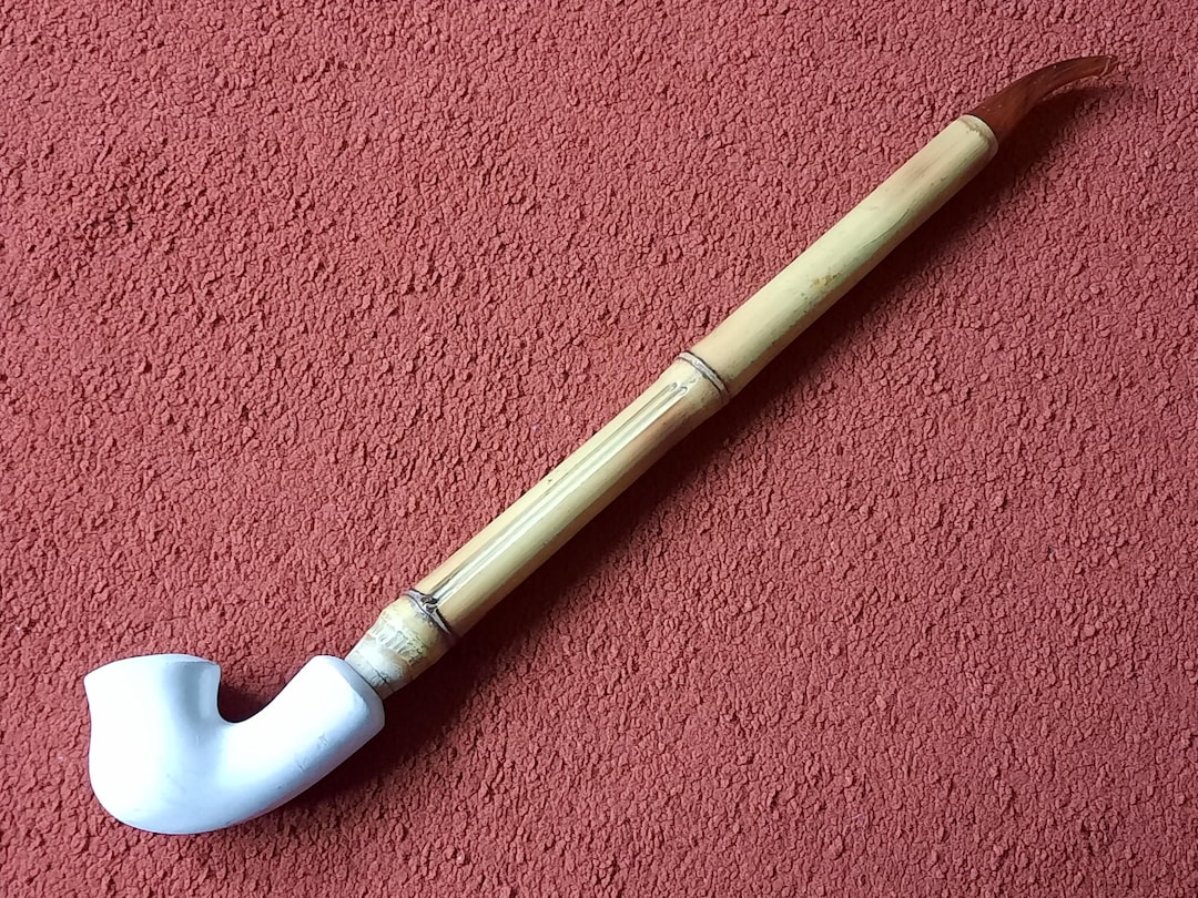 Antique Austrian Meerschaum Smoking Pipe - 40cm - Etsy