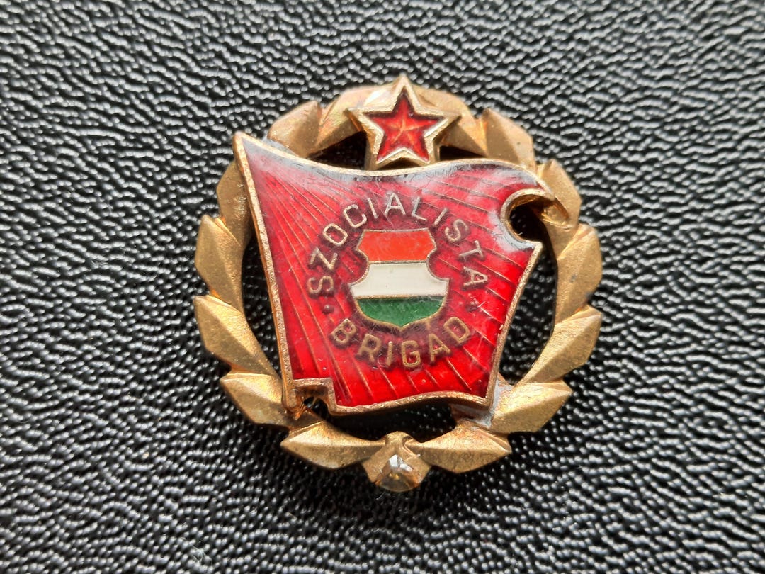 Hungarian Vintage 1950’s Badge Socialist Brigade - Etsy