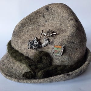 Vintage Austrian - Tyrolean Classic Hunting Hat, Size - 53/54 - Etsy