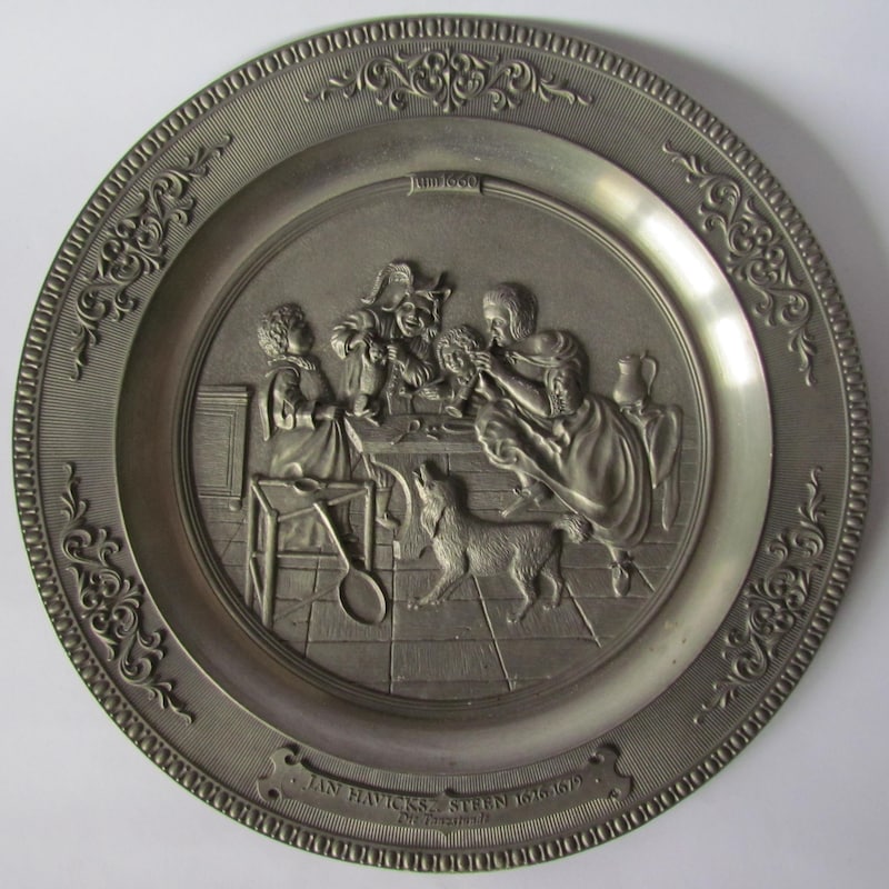 Pewter Plate - Etsy