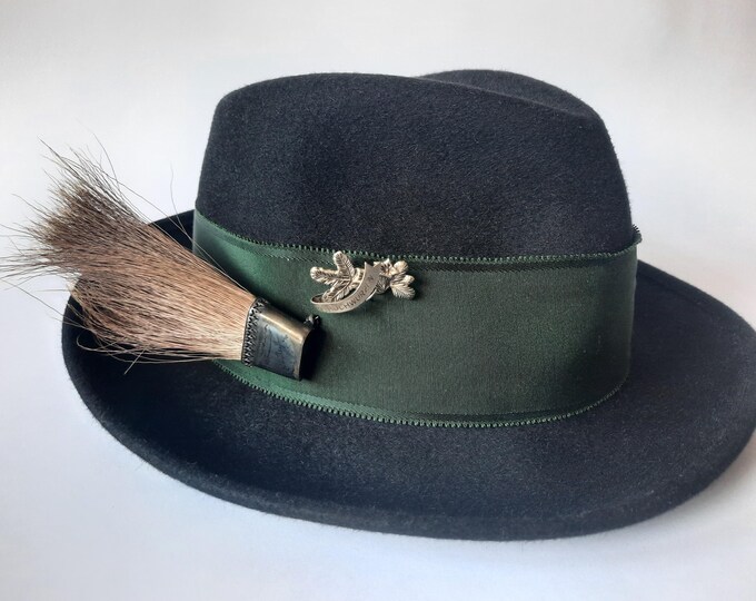 Vintage Austrian-tyrolean Classic Hunting Hat ISCHLER HUT Reine ...