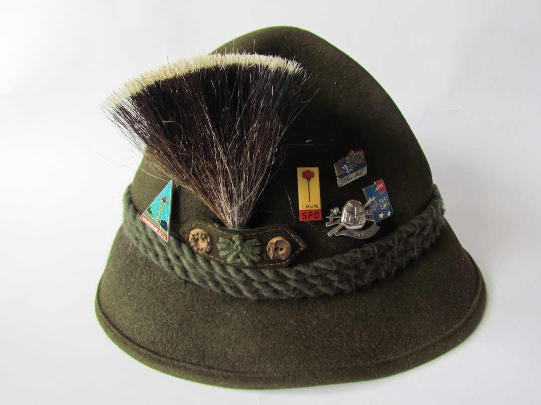 Vintage Austrian Classic Hunting Hat, Size 57/58 - Etsy