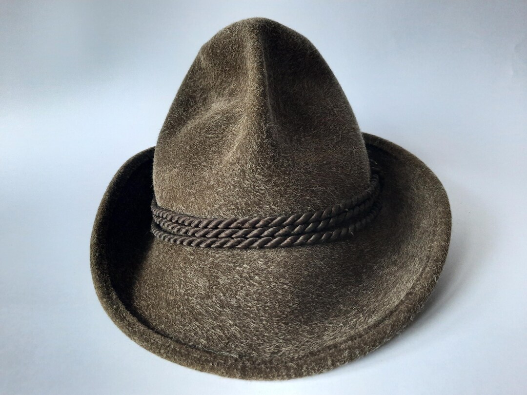 Vintage Austrian-tyrolean Classic Hunting Hat, Size 54/55 - Etsy