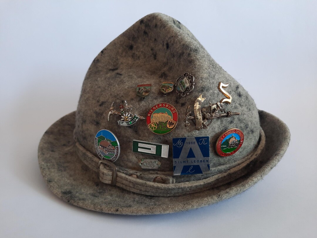 Vintage Austrian - Alpine-tyrolean Hat CAPO - 55/56 Size - Etsy