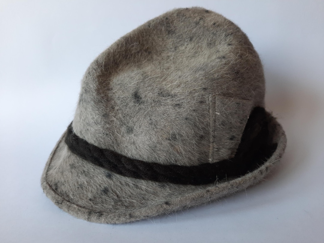 Vintage Austrian-tyrolean Classic Hunting Hat FEINER HAARHUT EUROP ...