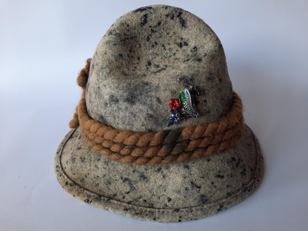 Vintage Austrian Tyrolean Classic Hunting Hat, Size 52/53 - Etsy