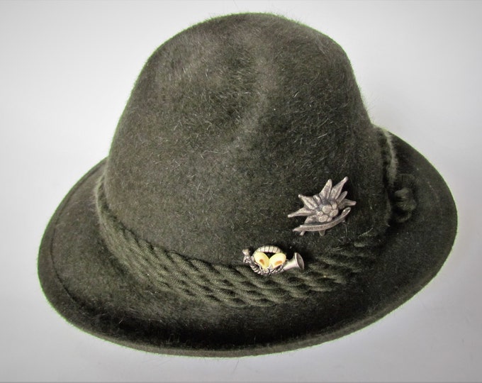Vintage Austrian Classic Hunting Hat, LONGIN HUTE Size 56/57 - Etsy