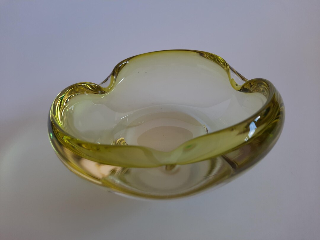 MURANO Heavy Glass Ashtray - Etsy