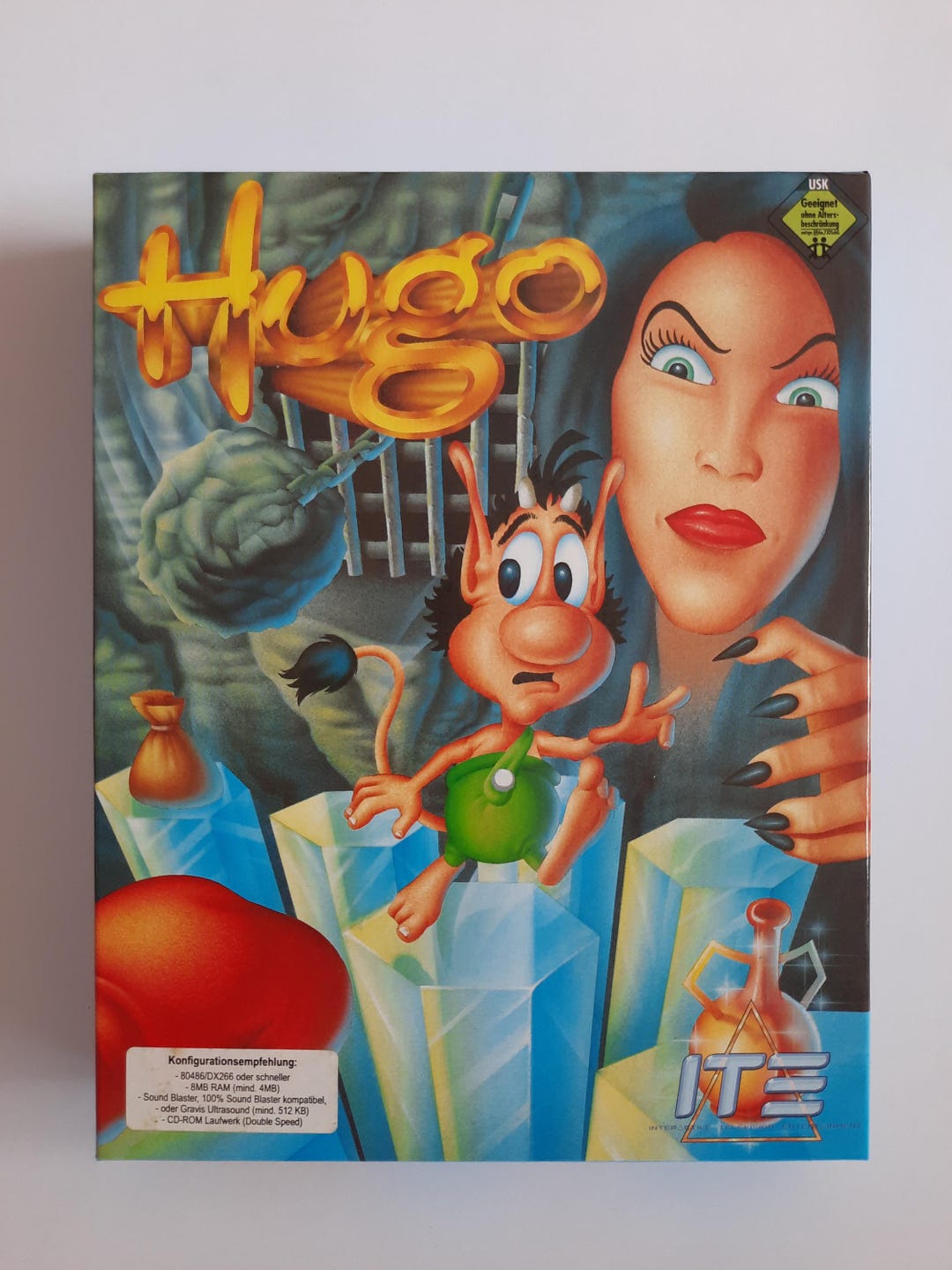 Retro PC Game Hugo Pc Cd-rom Big Box ITE - Etsy