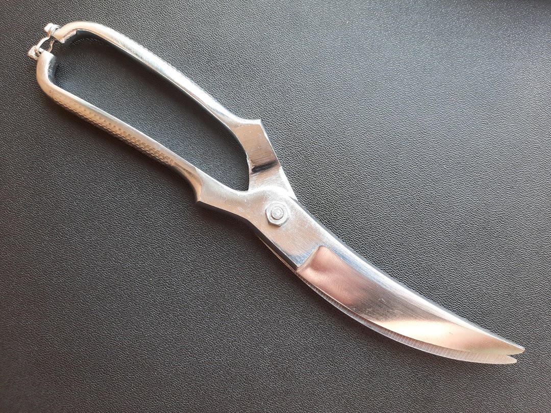 Vintage Game Poultry Kitchen Shears Scissors CHROME 24 Cm - Etsy