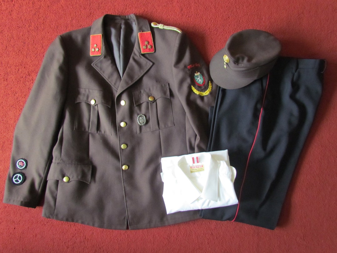 Austrian Vintage Original Firefighter Uniform - Etsy