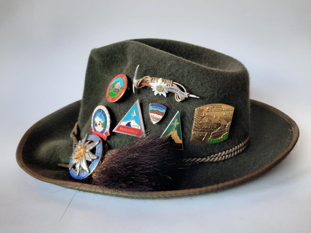 Austrian Tyrolean Traditional Hunting Hat REGENT JB Size 57/58 - Etsy