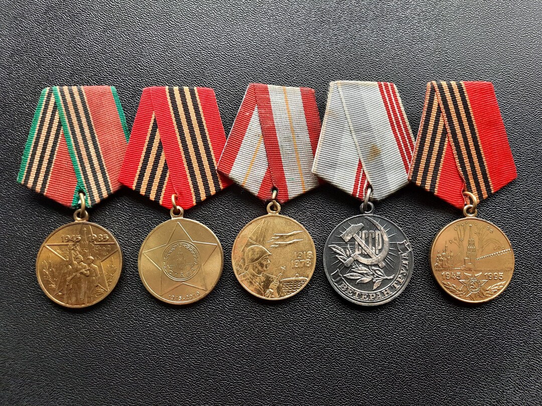 Set of Medals of the USSR - Etsy