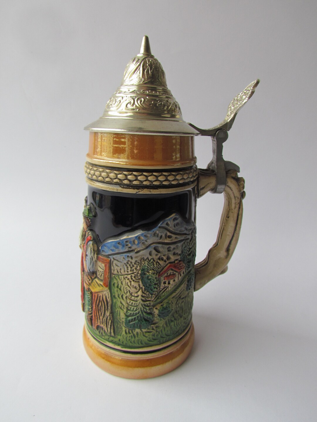 Vintage German 0.3 Liter Mug With Lid - Etsy