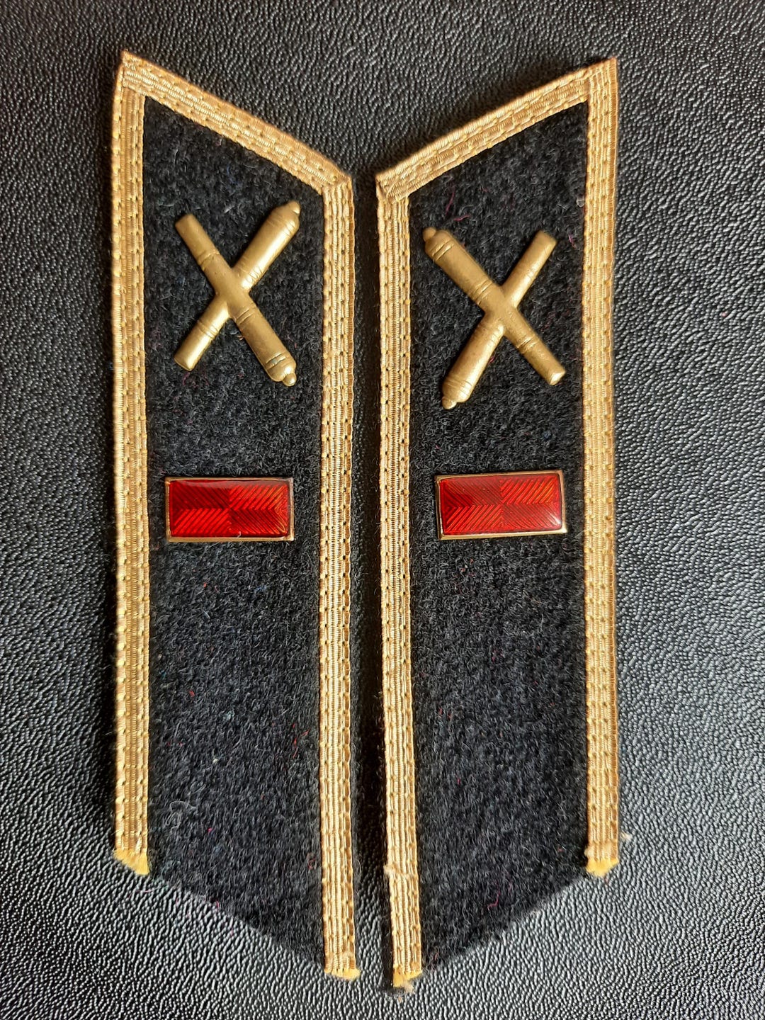 Ussr-collar Patch 1935-artillery Captain-copy for the WW-2 Period - Etsy