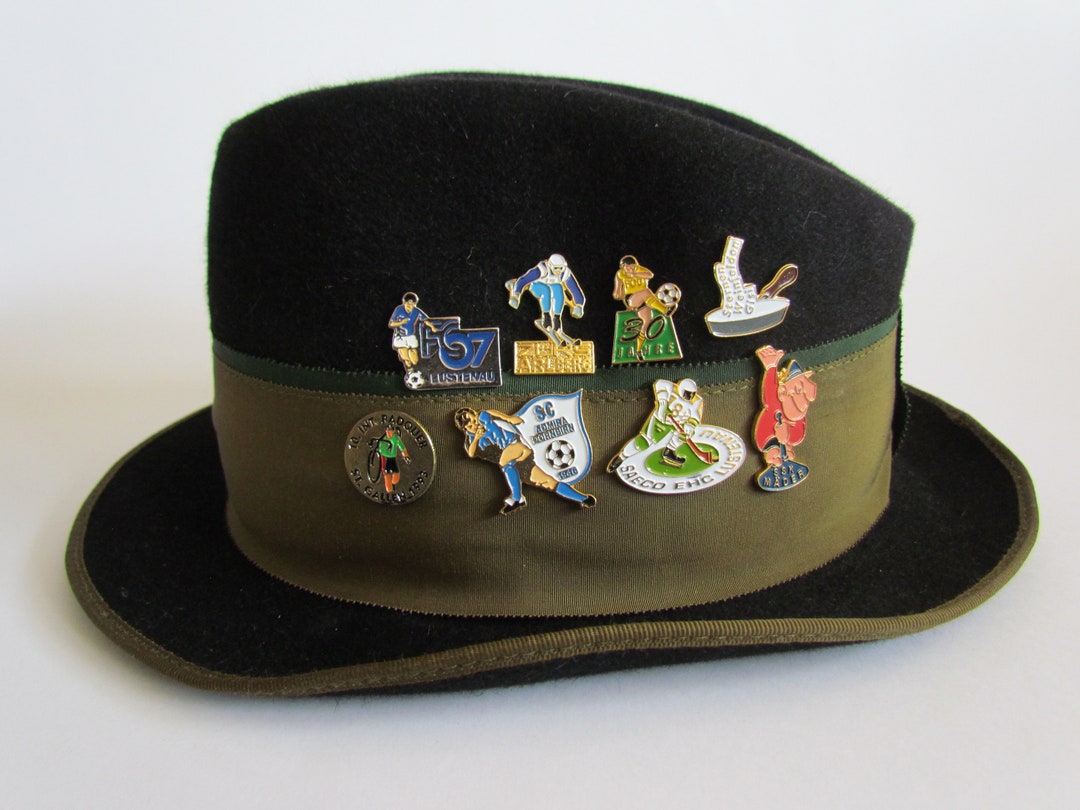 Vintage Austrian Tyrolean Classic Hunting Hat, Size 55/56 - Etsy