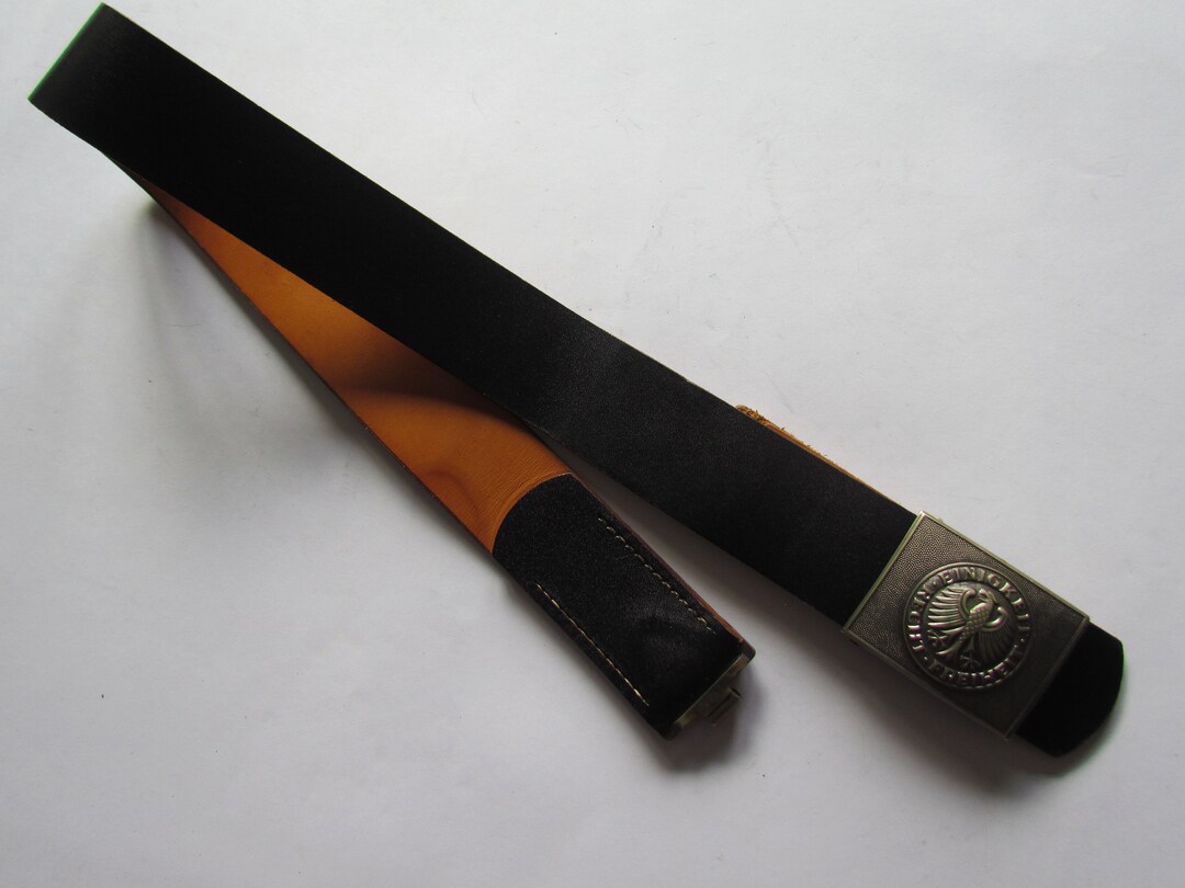 Germany Bundeswehr Belt With Buckle Original 90 Cm - Etsy