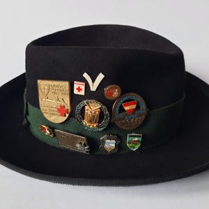 Vintage Austrian-tyrolean Classic Hunting Hat ZAPF HANDARBEIT, Size 55/ ...