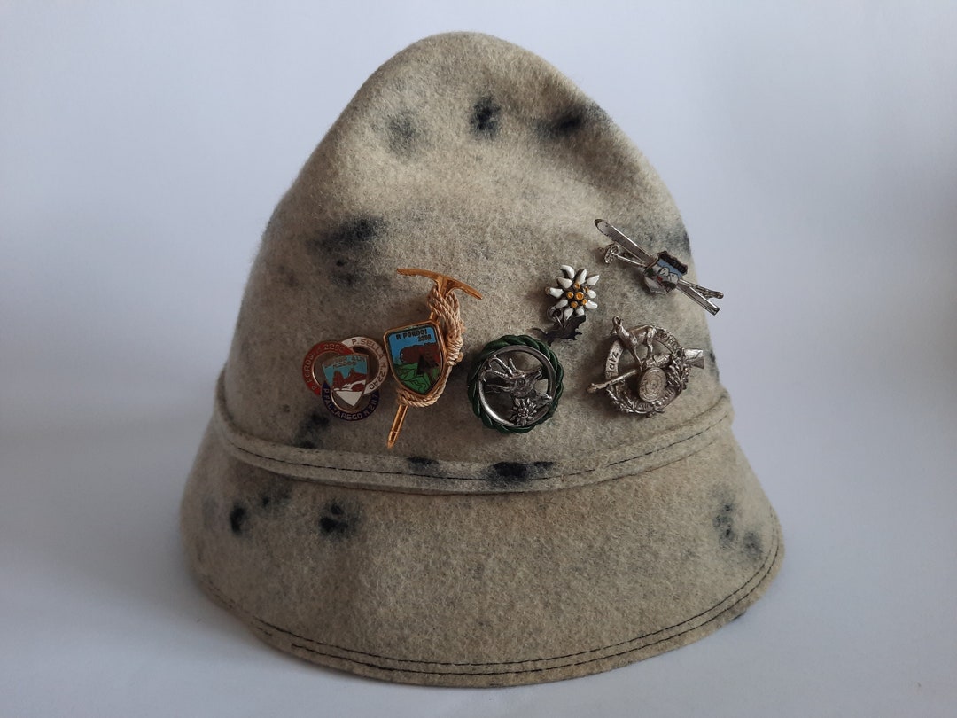 Vintage Austrian Tyrolean Classic Hunting Hat, Size 52/53 - Etsy