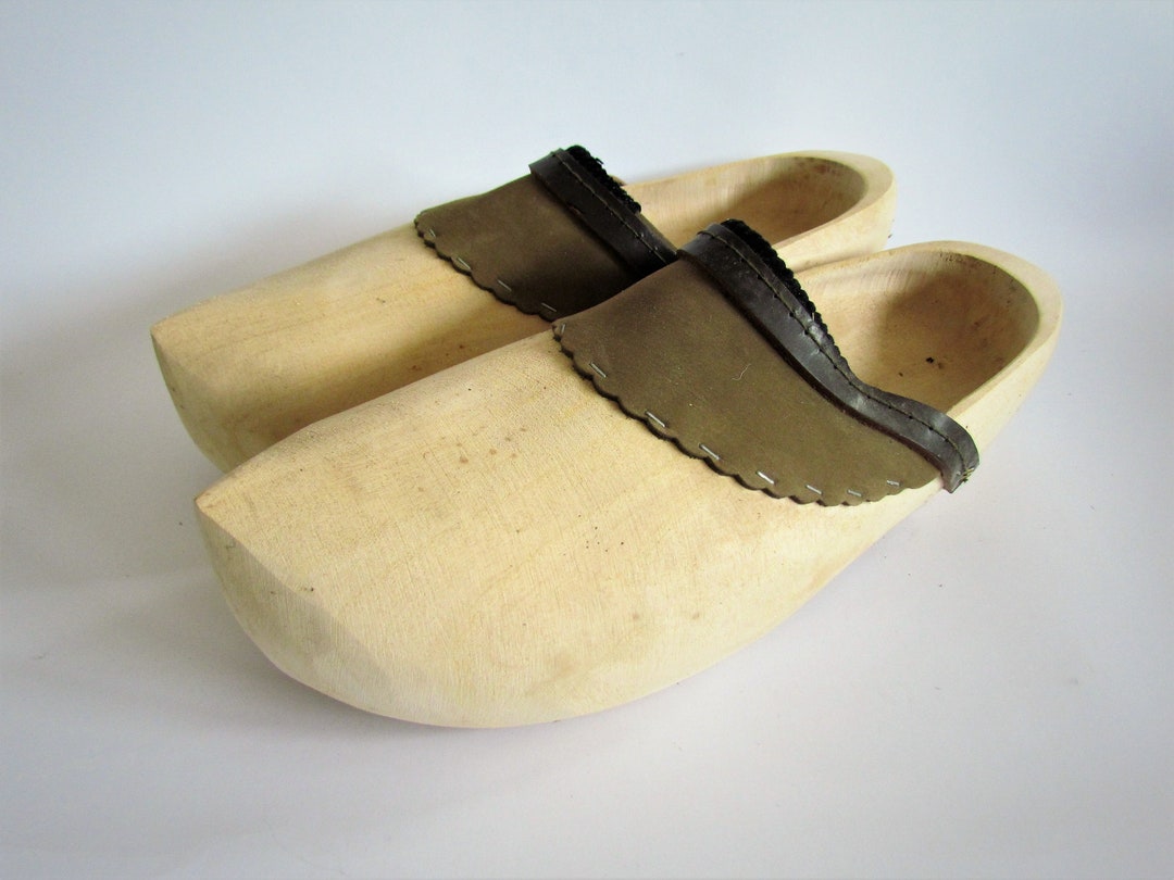 Wooden Holland Clogs Klompen Shoes Size 44 - Etsy
