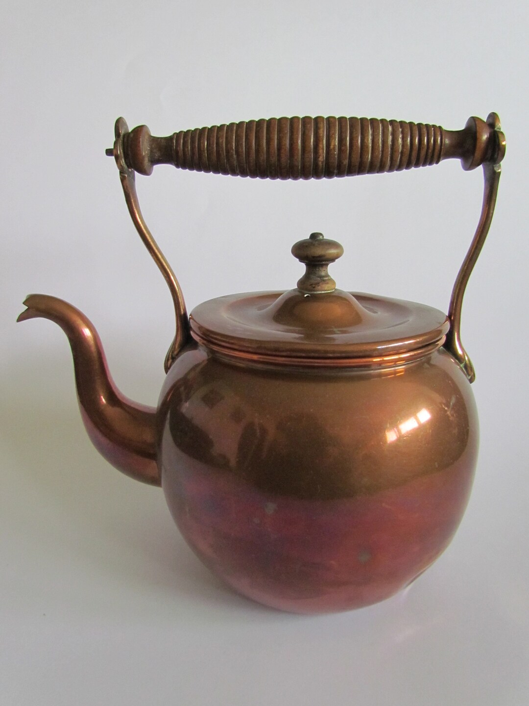 Vintage Copper Teapot 1.5 Liter - Etsy