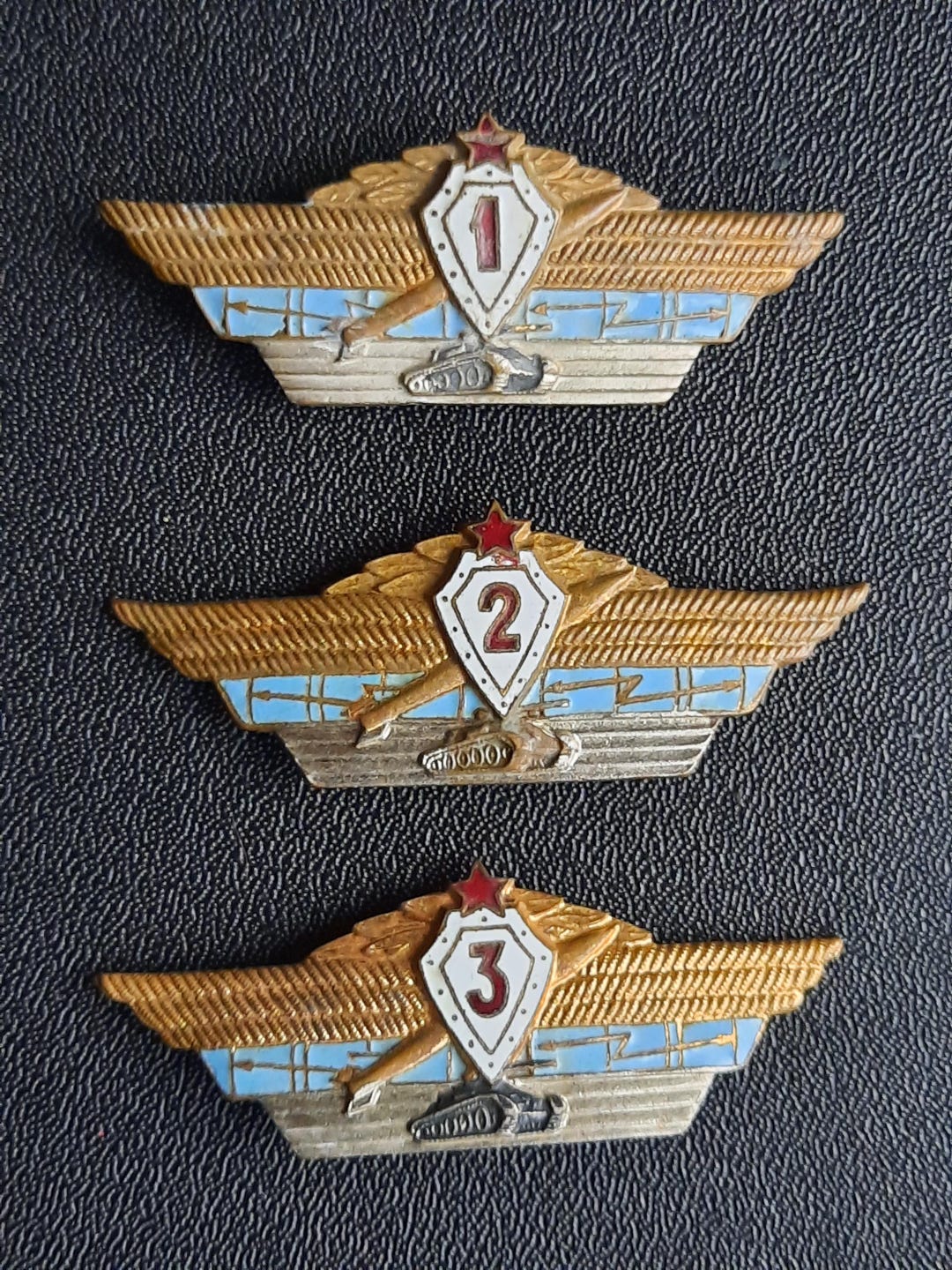 USSR - Set of Classification Badges for a Combined Arms Officer of the ...