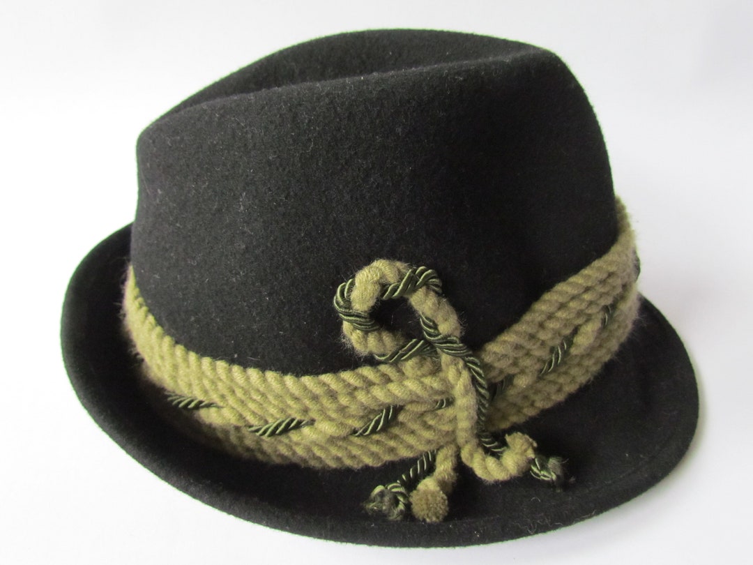 Vintage Austrian Tyrolean Classic Hunting Hat, Size 56/57 - Etsy