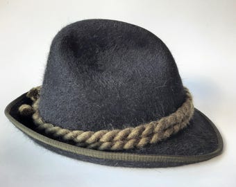 Vintage Austrian-tyrolean Classic Hunting Hat ISCHLER HUT Reine ...