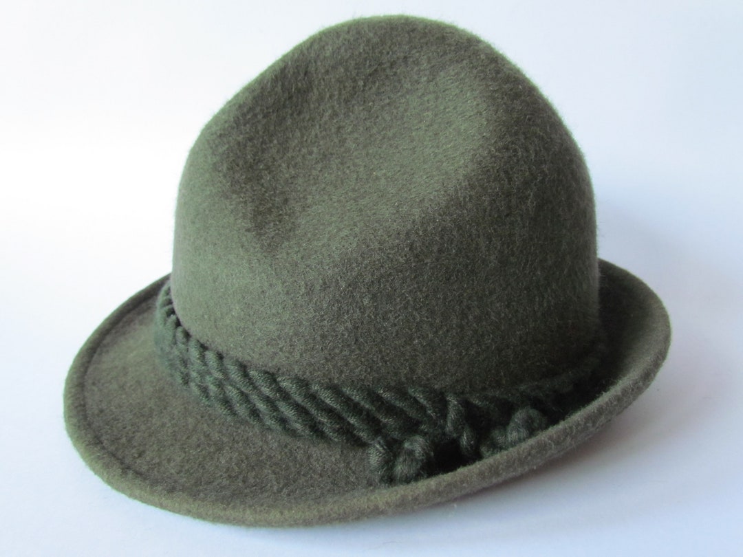 Vintage Austrian Tyrolean Classic Hunting Hat, Size 55/56 - Etsy
