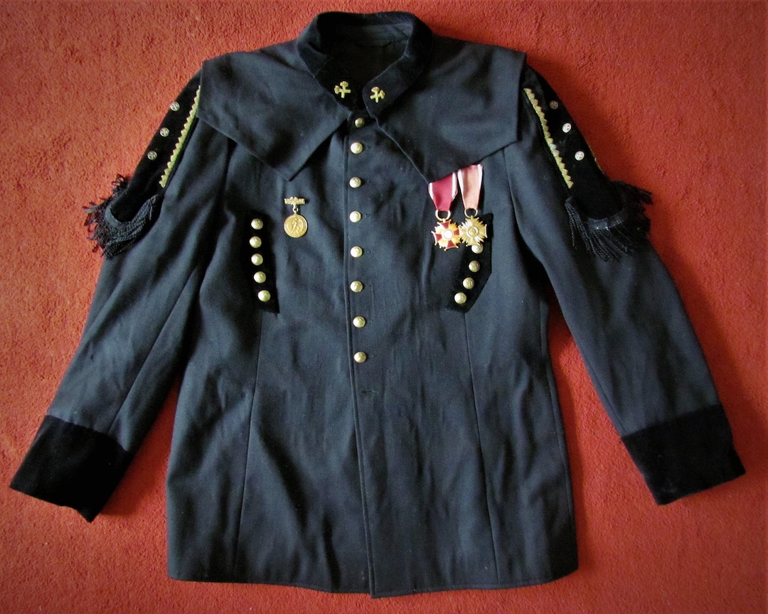 Vintage Ceremonial Uniform of the Polish Engineer-miner With Awards 46/ ...