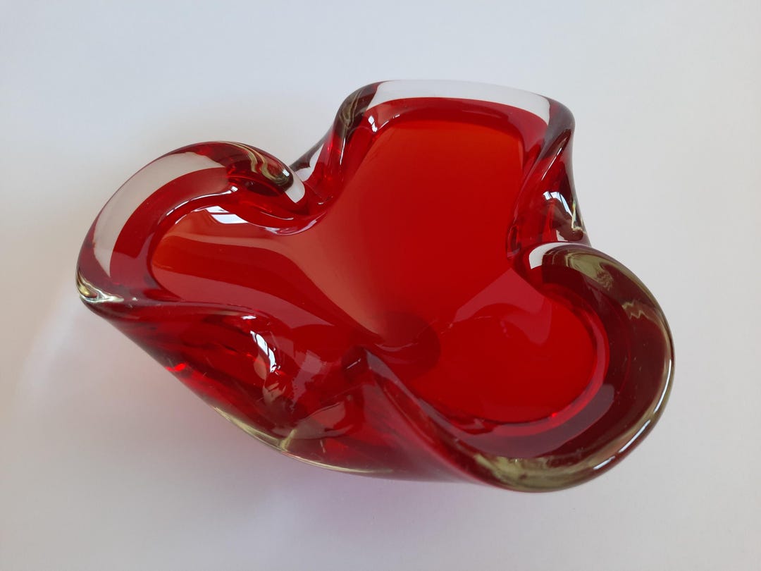 MURANO Heavy Glass Ashtray - Etsy