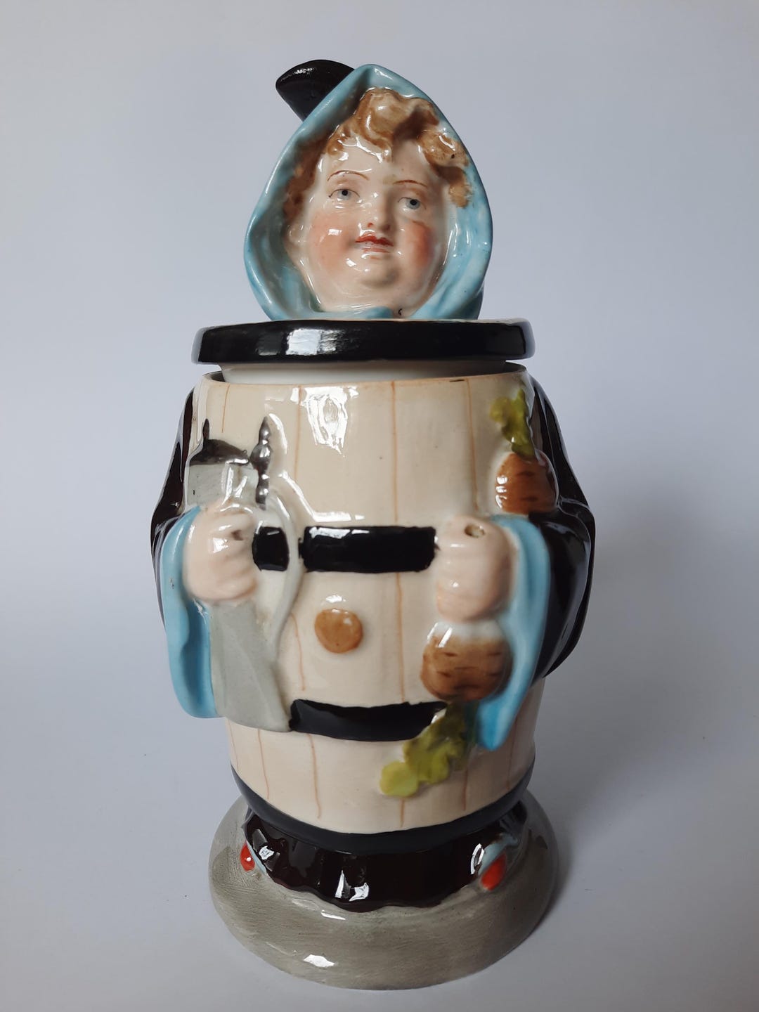 Antique Beer 0.5 Litre Mug-munich Boy-martin Pauson Munchen ...
