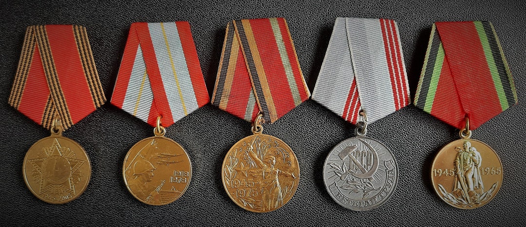 Set of Medals of the USSR - Etsy