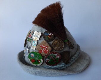 Vintage Austrian-tyrolean Classic Hunting Hat, Size 56/57 - Etsy UK