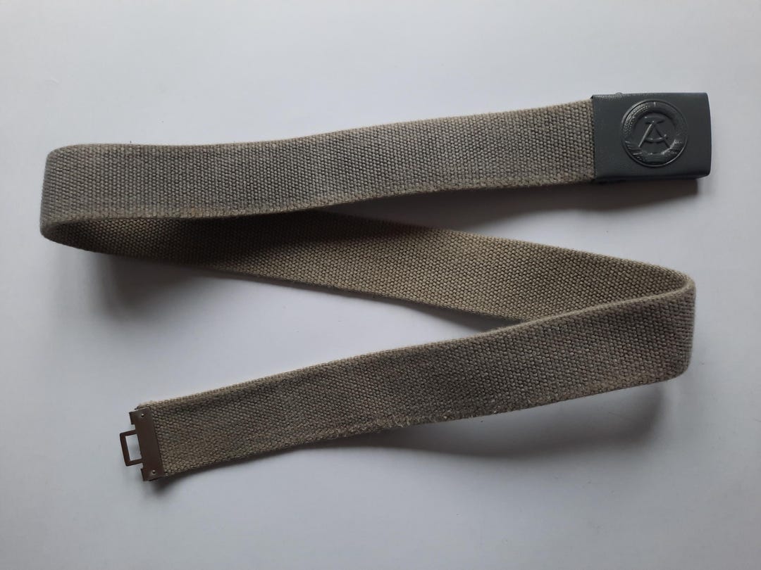 GDR NVA - Field Belt With Buckle Original 110 Cm - Etsy