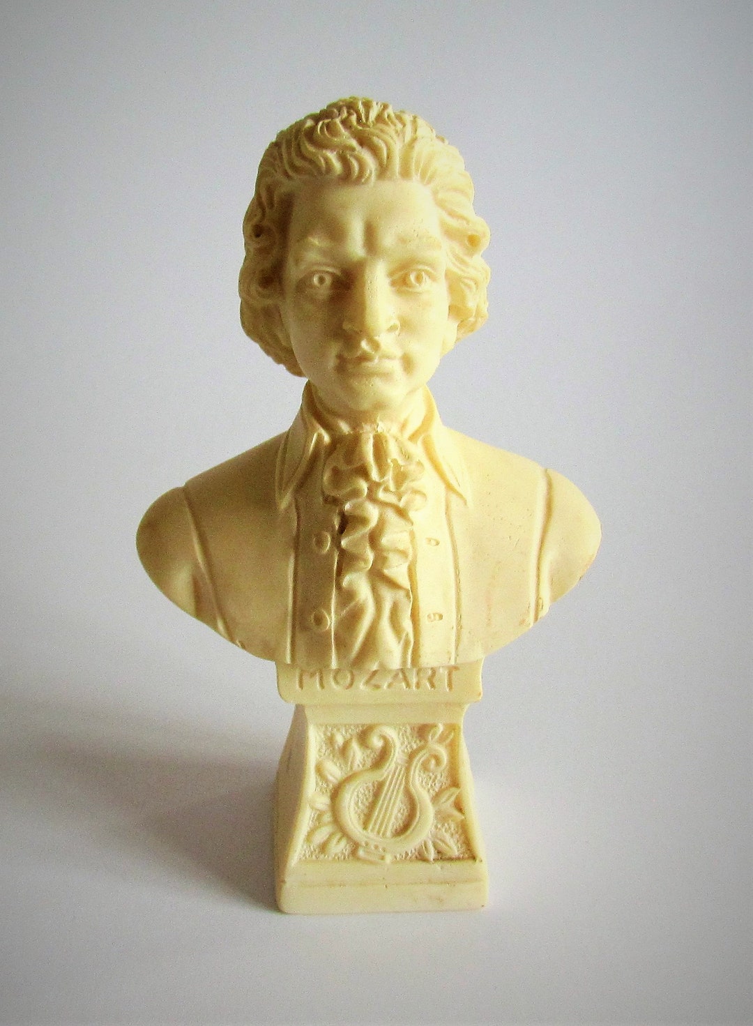 Vintage Figure - Bust of Mozart, Height 14 Cm - Etsy