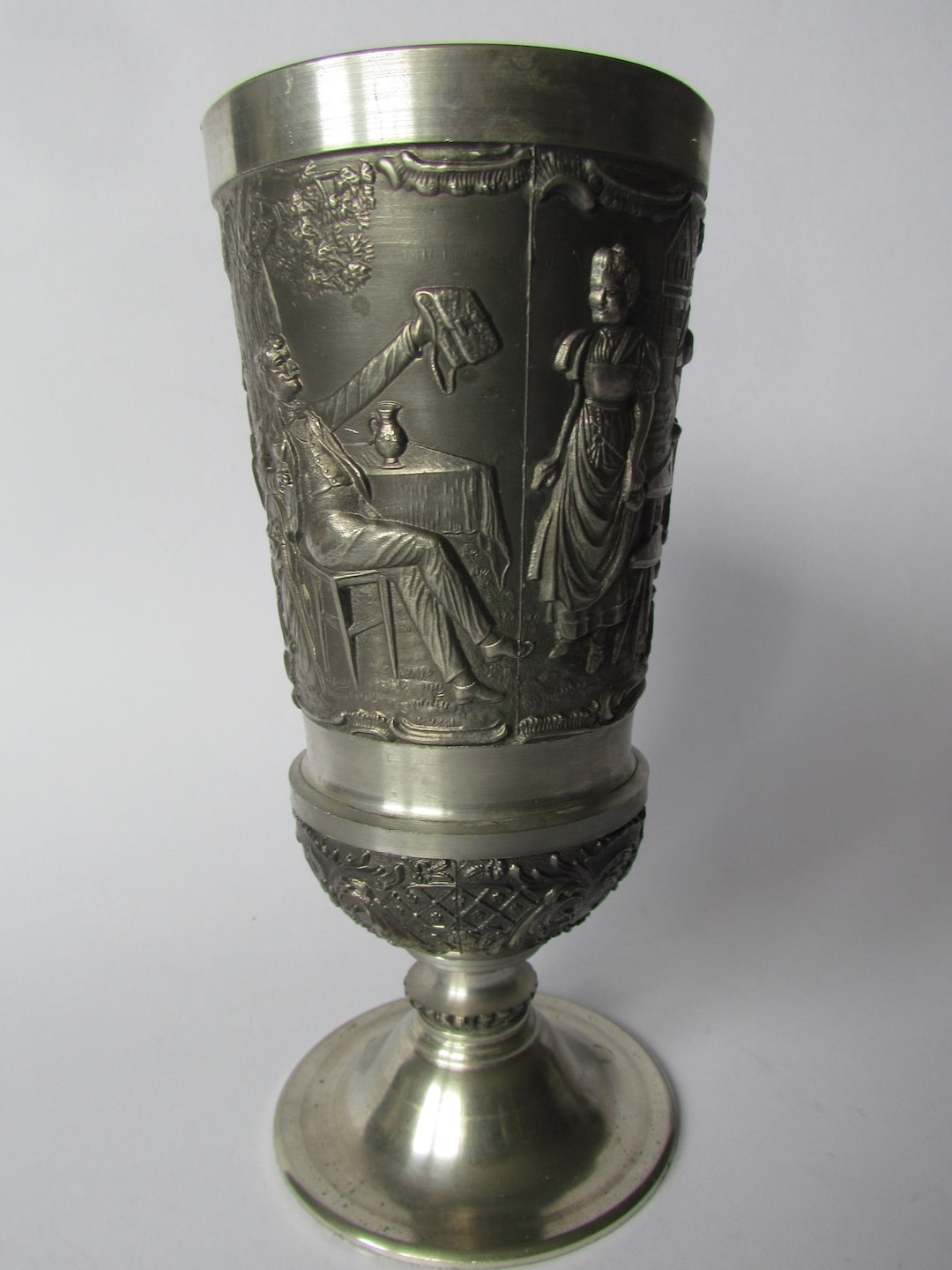 Vintage Germany, Pewter Goblet, 380 Ml. - Etsy