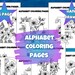 26 Printable Alphabet Coloring Pages Worksheets for Kids Preschool ...