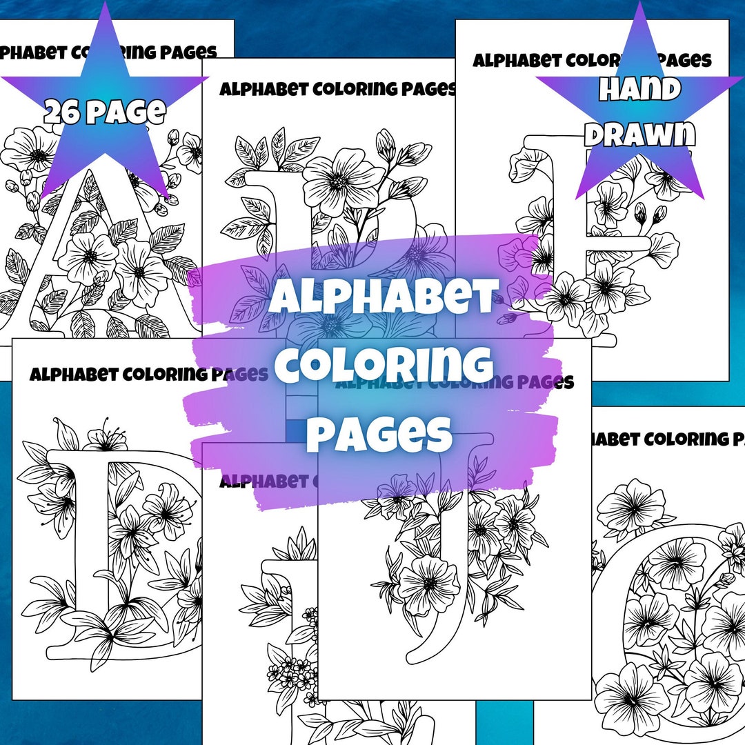 26 Printable Alphabet Coloring Pages Worksheets for Kids Preschool ...